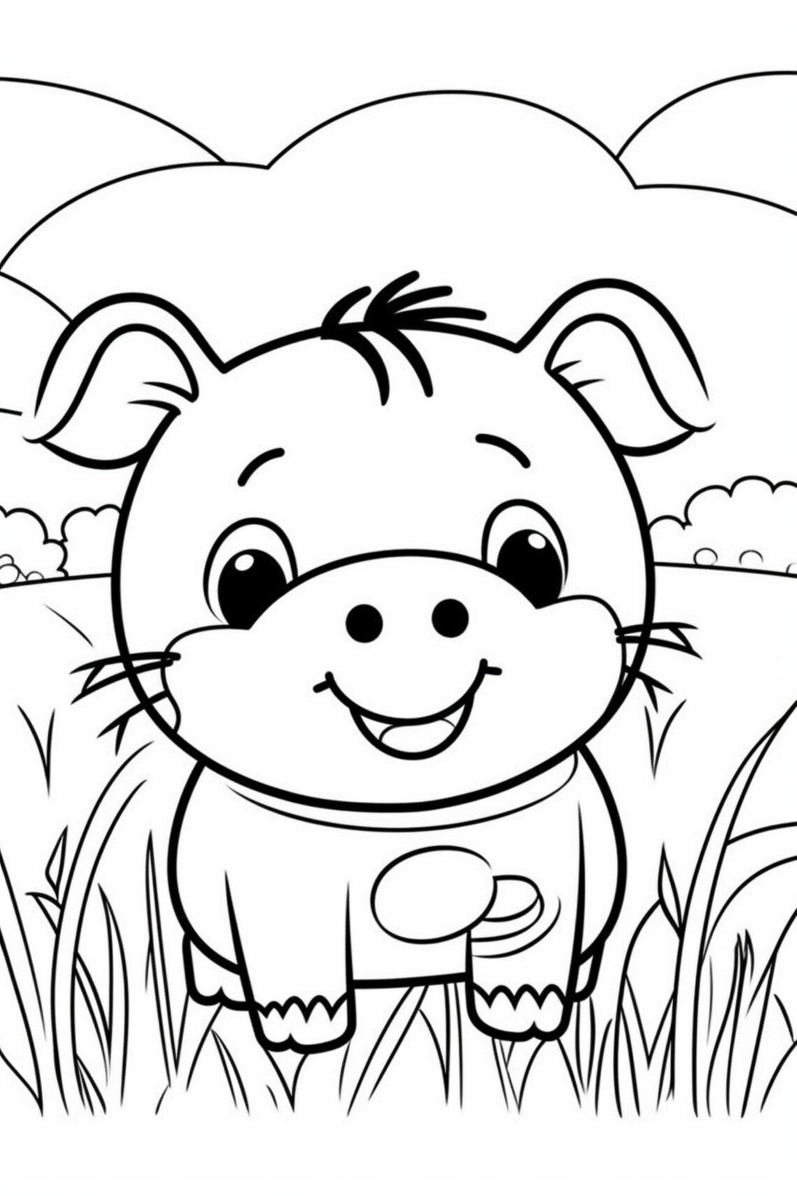 Animal 1- Coloring Pages (5) - Etsy
