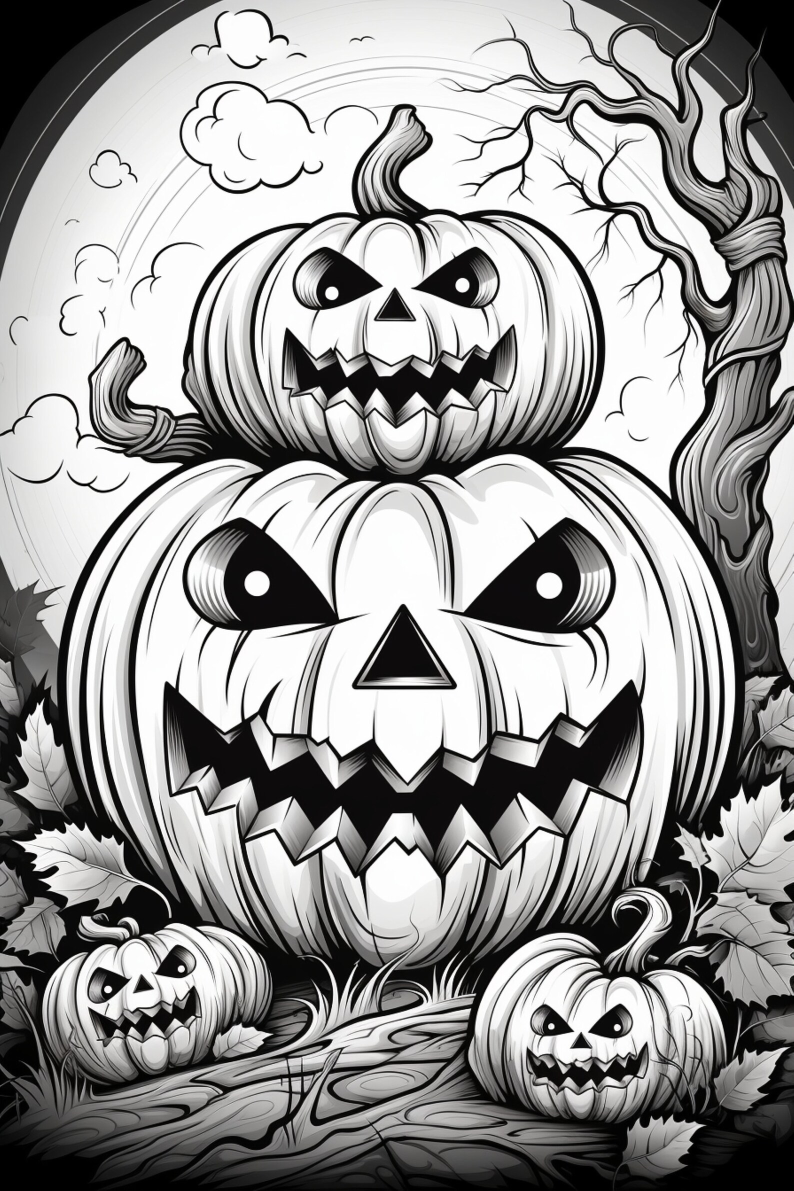 Halloween 11 Coloring Pages 5 - Etsy