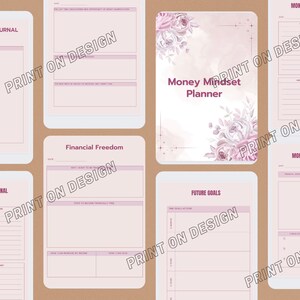 Money Mindset Journal (50 Print Only Pages) - Etsy