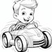 Race Car 2- Coloring Pages (5) - Etsy