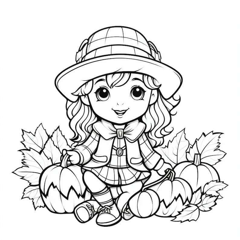 Fall 1- Coloring Pages (5) - Etsy
