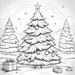 Winter/christmas 9- Coloring Pages (5) - Etsy
