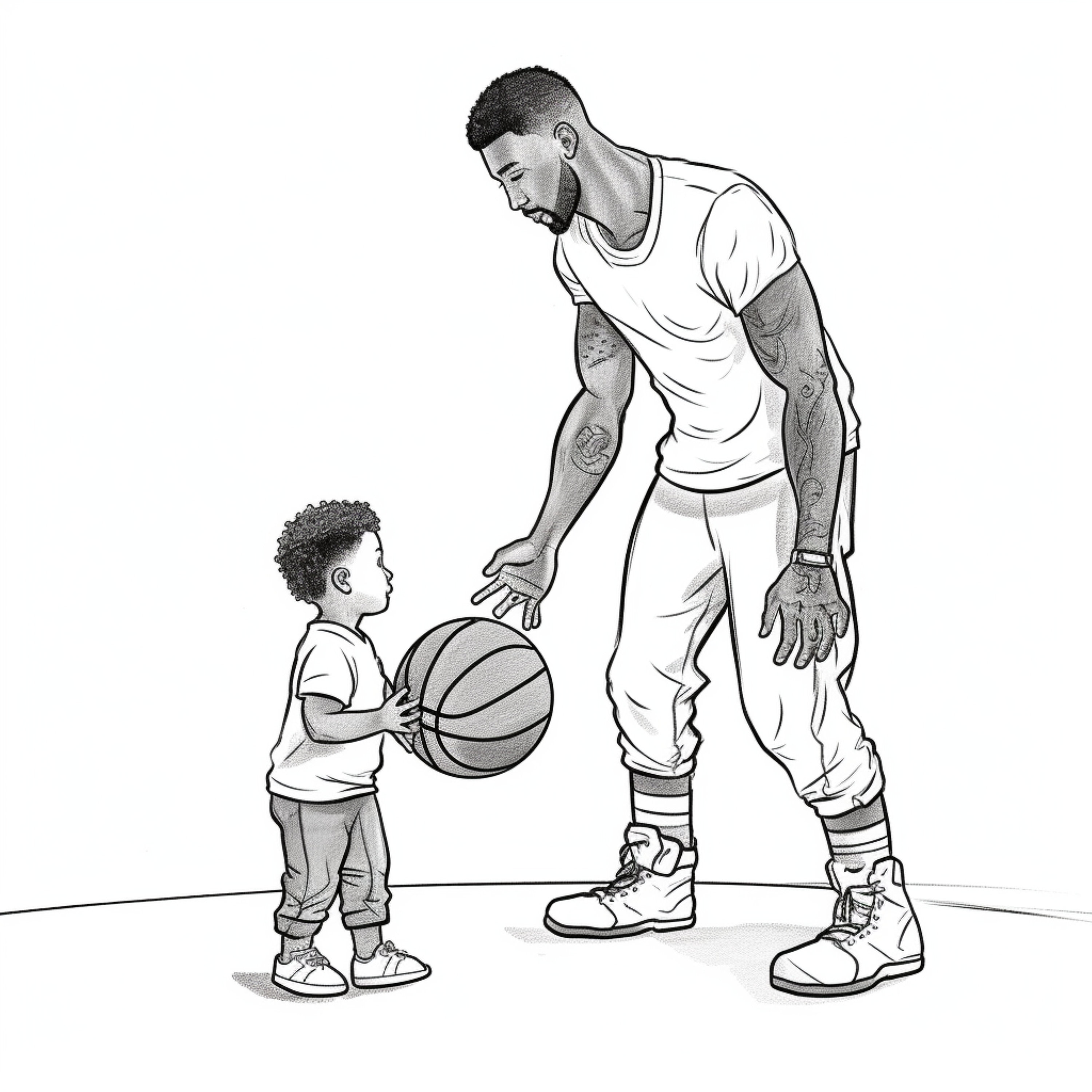 Basketball Player Coloring Pages