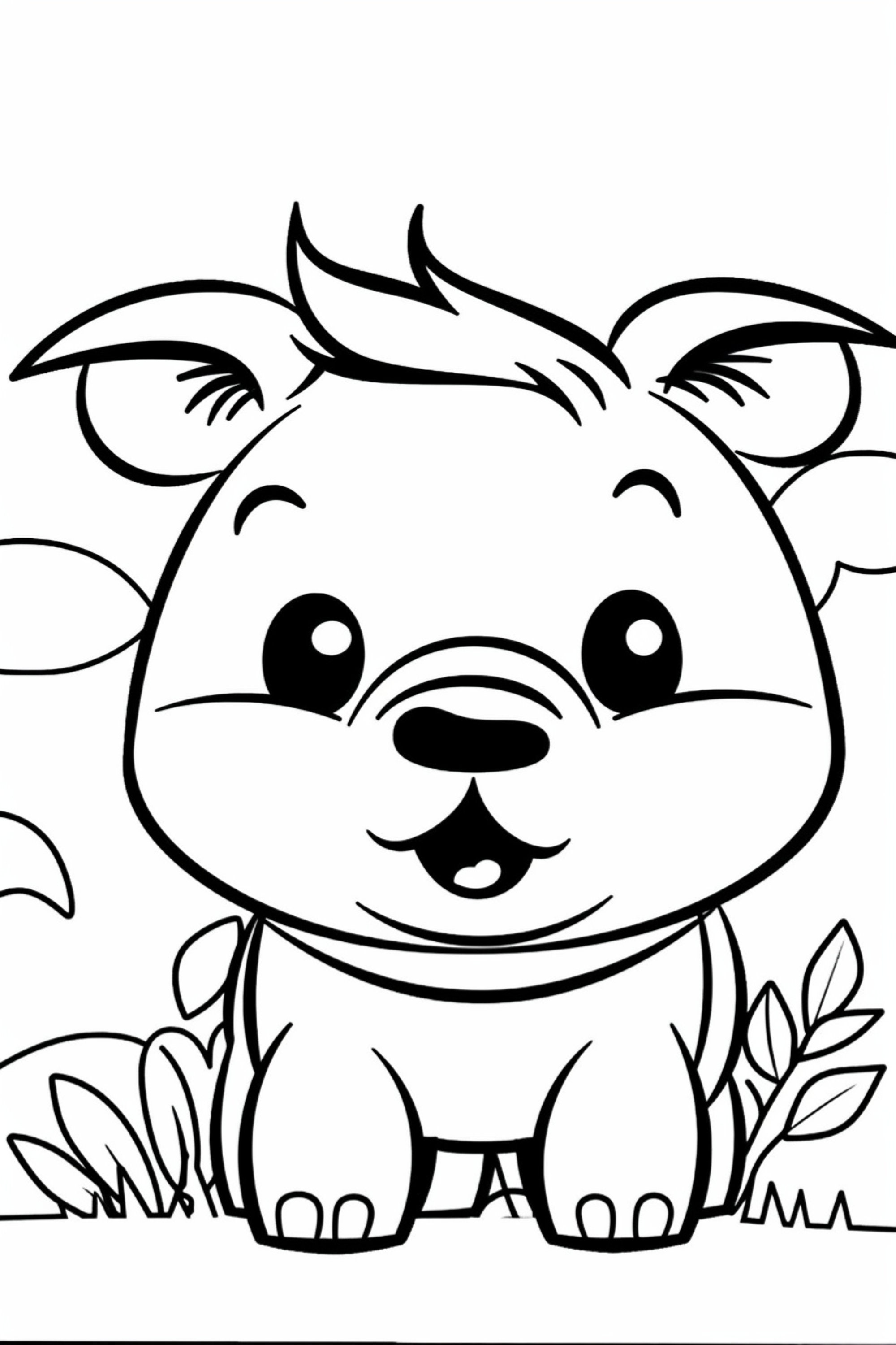 Animal 1- Coloring Pages (5) - Etsy