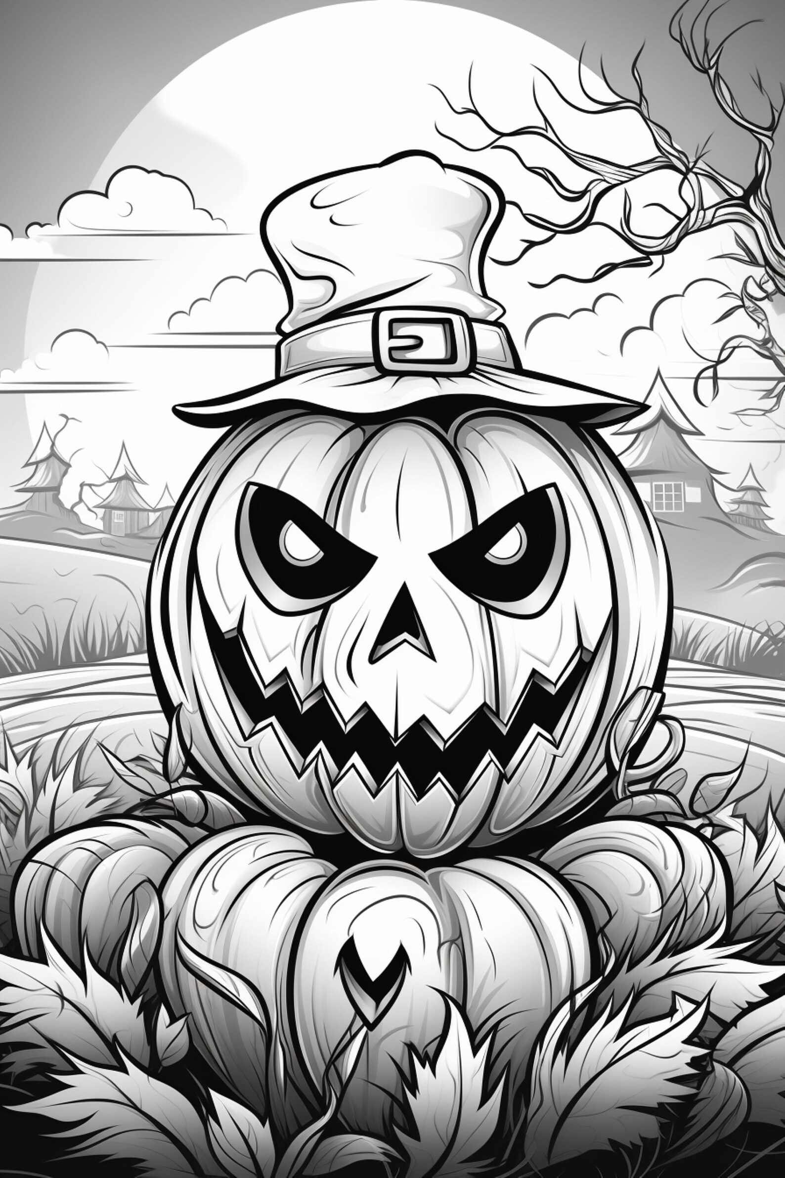 Halloween 11 Coloring Pages 5 - Etsy
