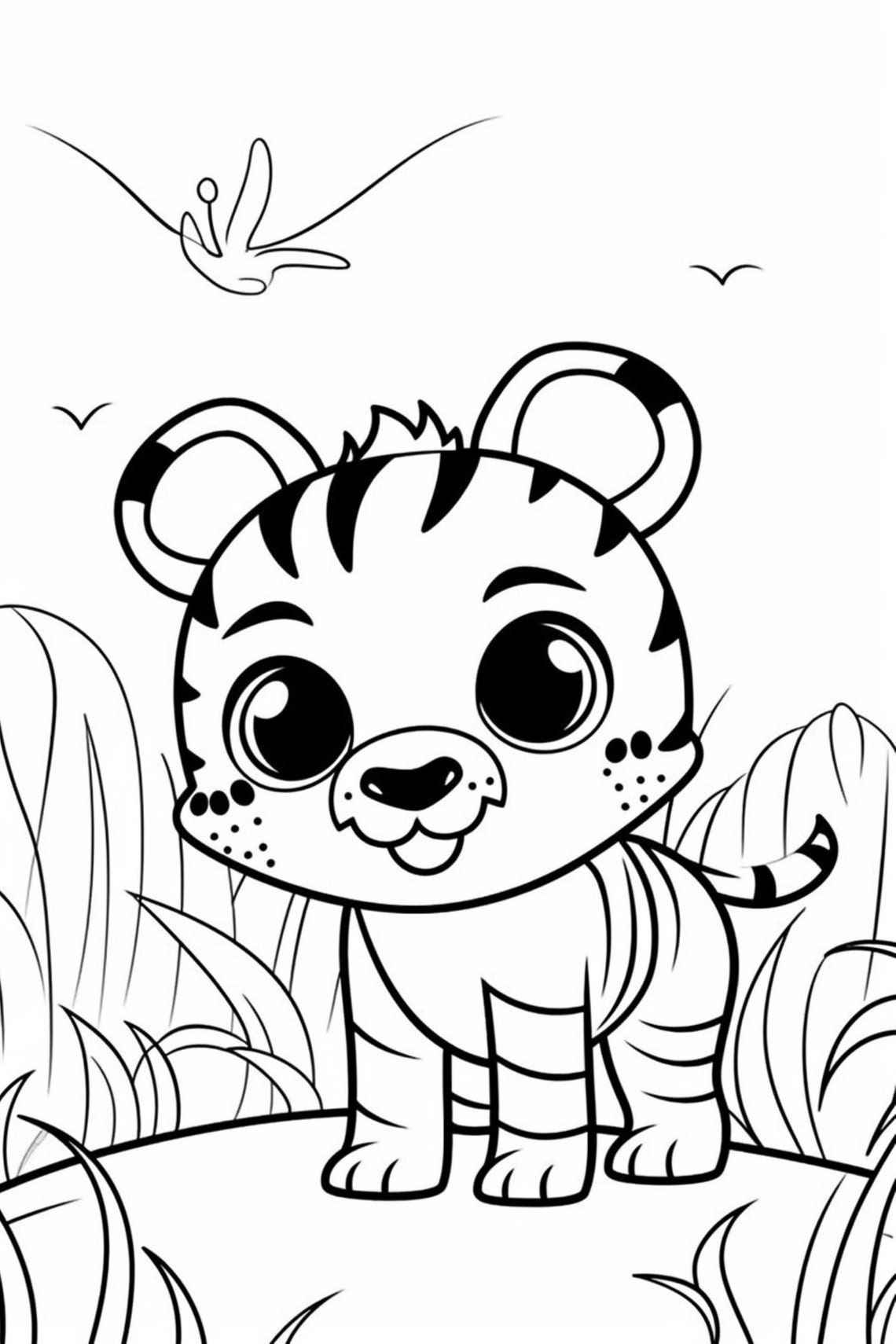 Animal 1- Coloring Pages (5) - Etsy