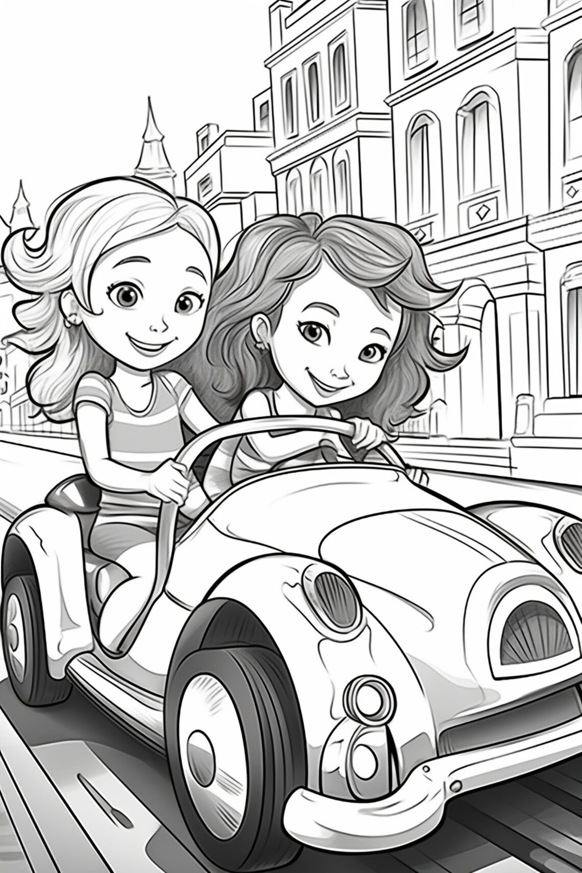 Race Car 7- Coloring Pages (5) - Etsy