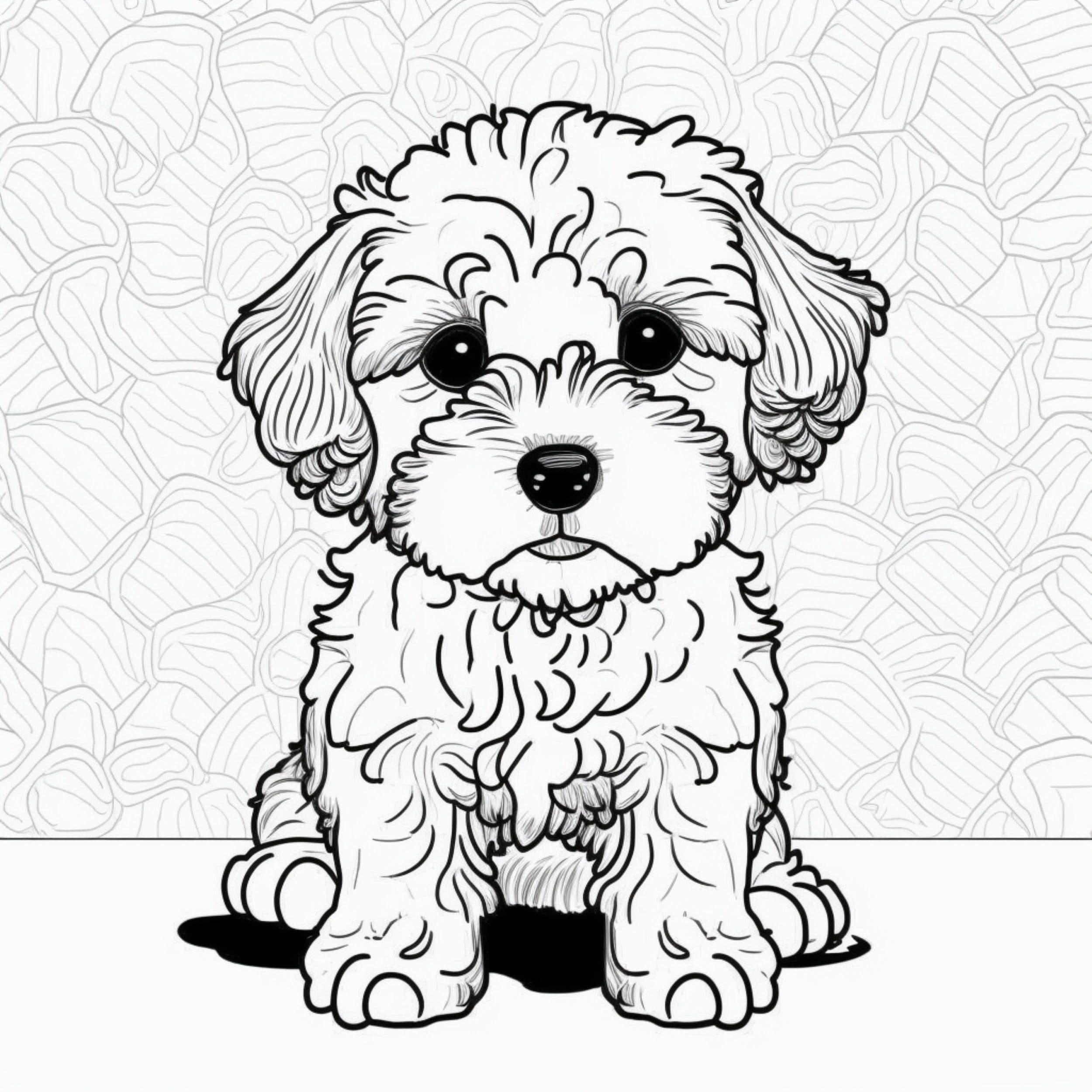 Dogs 3- Coloring Pages (5) - Etsy