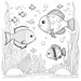 Fish 2- Coloring Pages (5) - Etsy