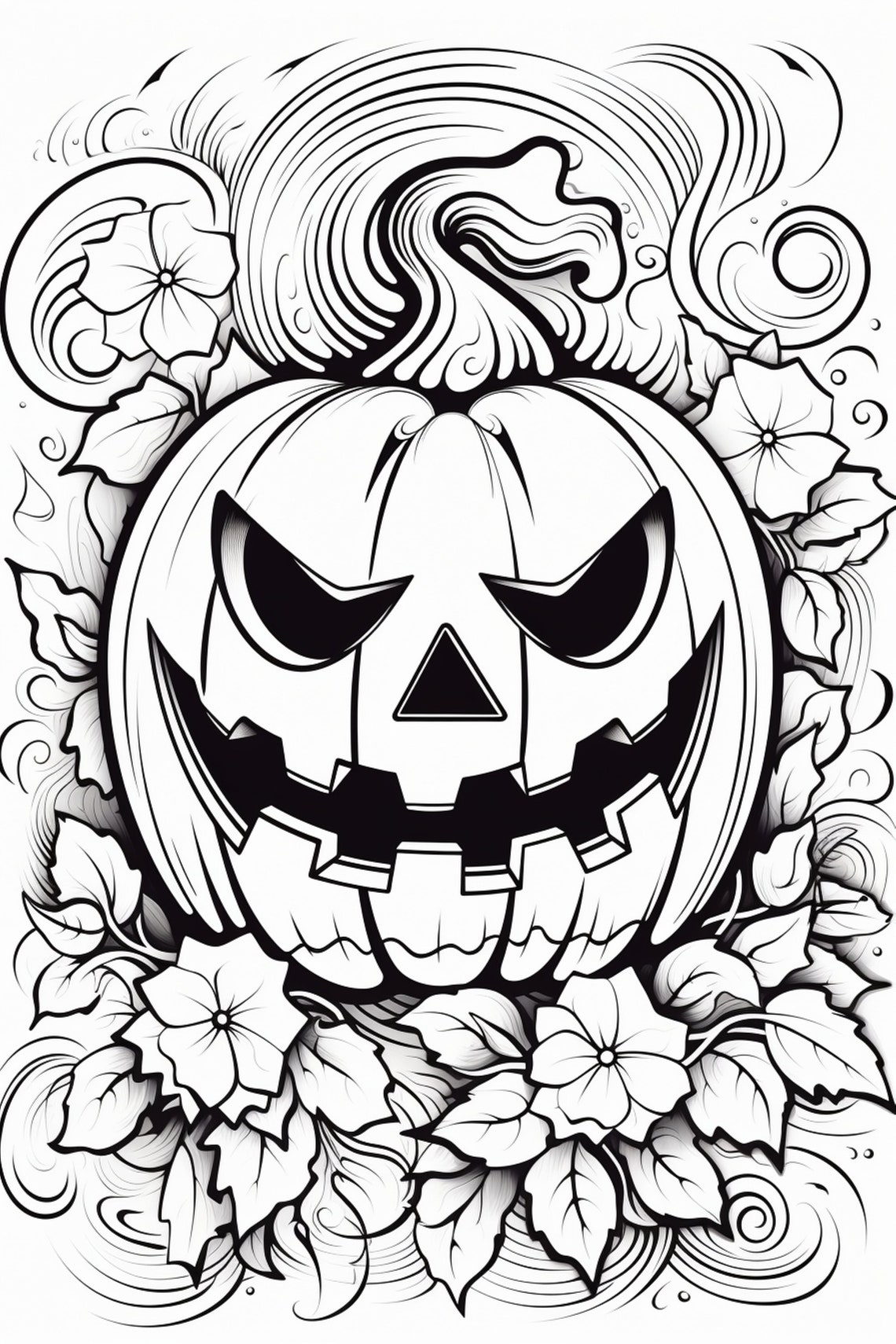 Halloween 5 Coloring Pages 5 - Etsy