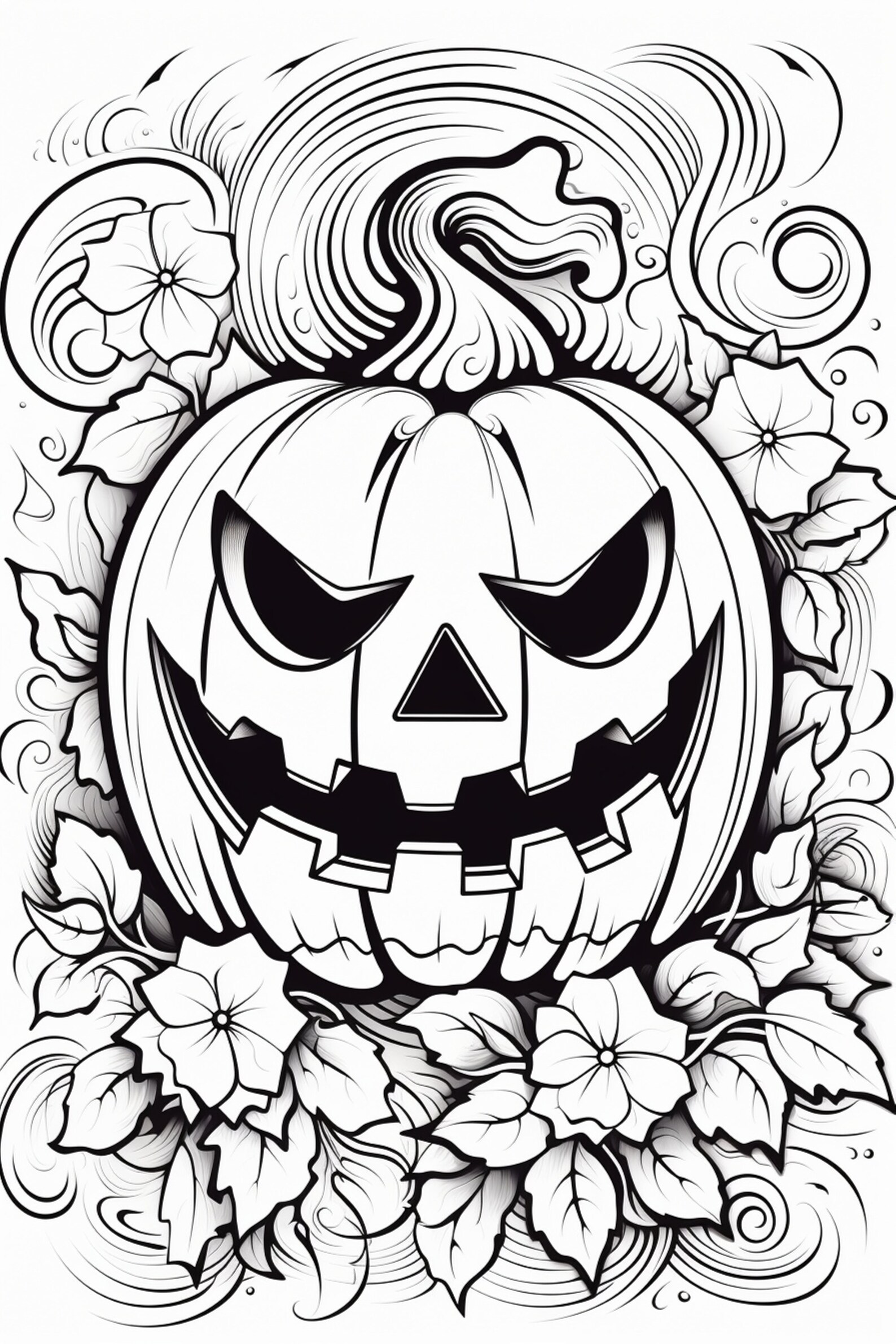 Halloween 5 Coloring Pages 5 - Etsy