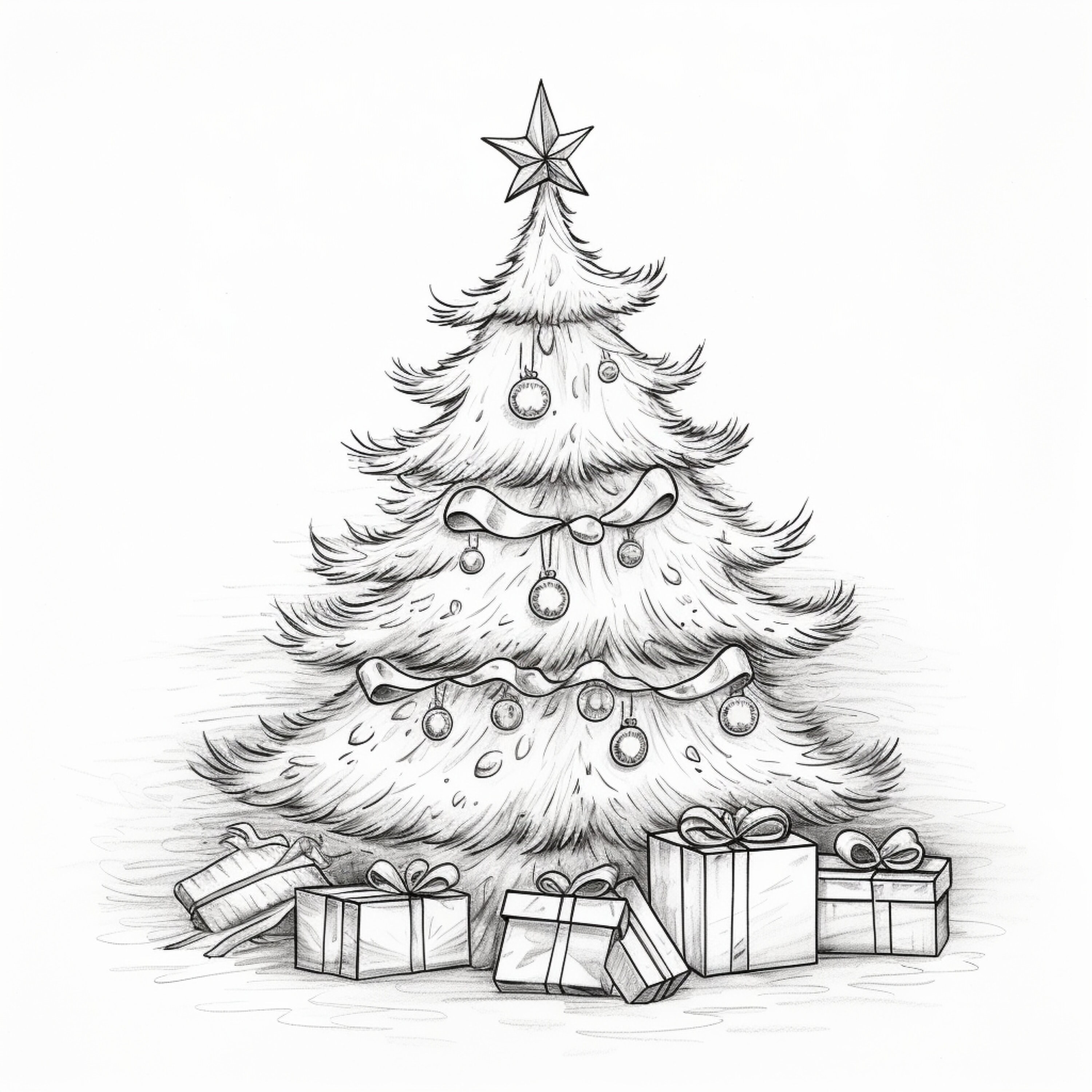 Winter/christmas 2 Coloring Pages 5 - Etsy