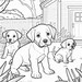 Dogs 3- Coloring Pages (5) - Etsy