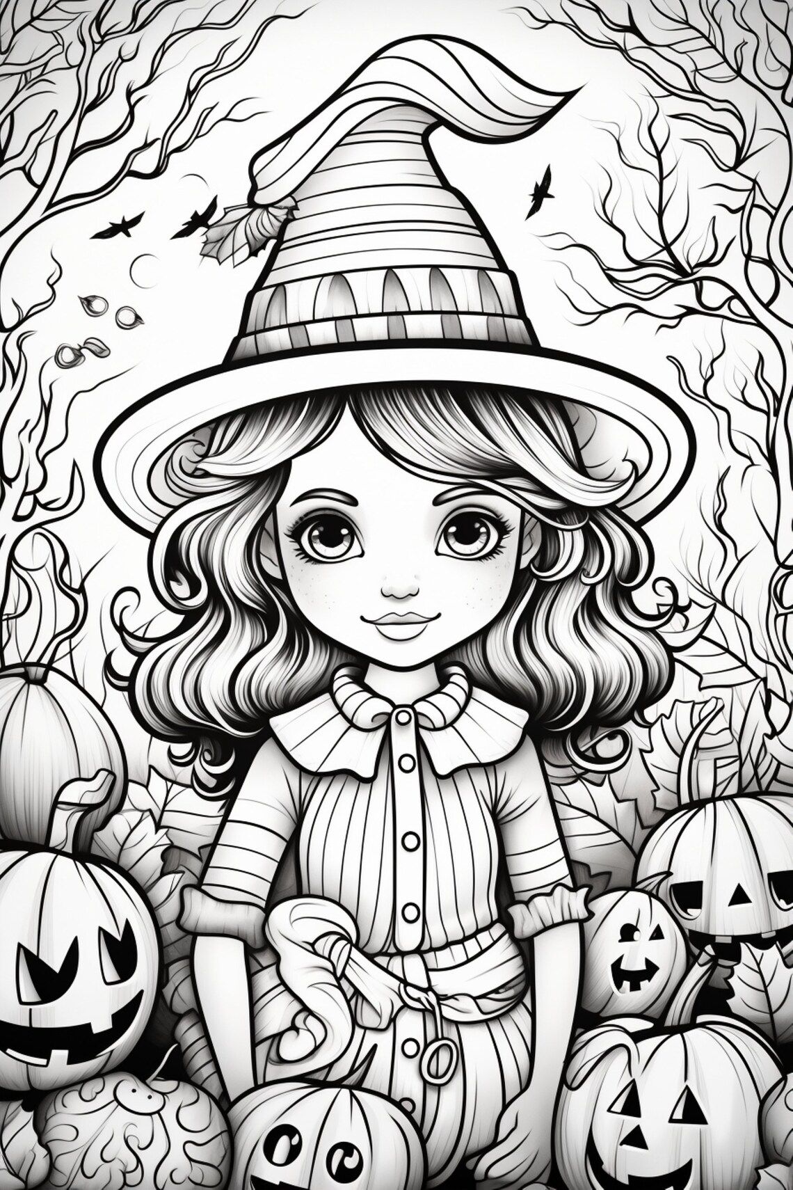 Halloween 15 Coloring Pages 5 - Etsy
