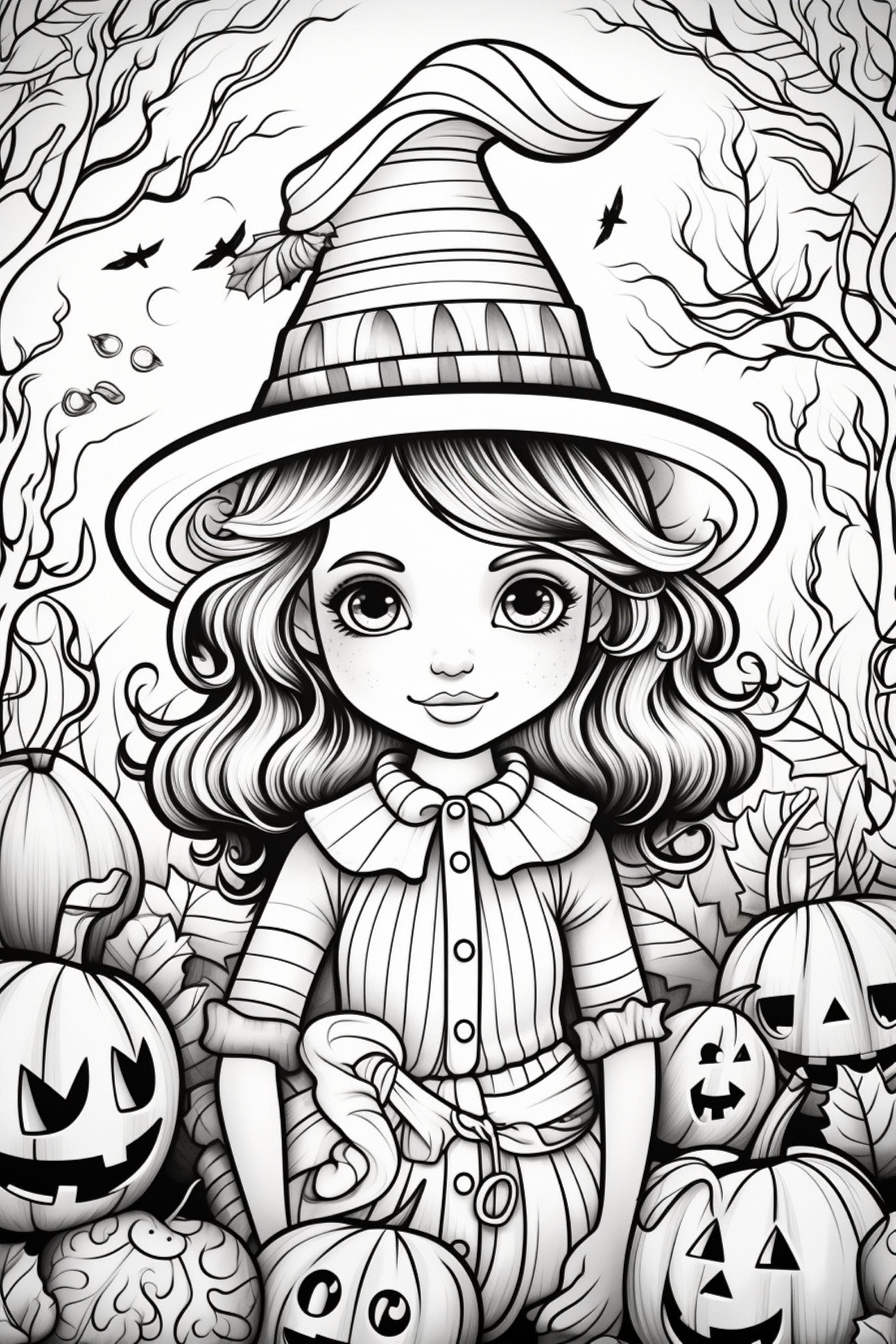 Halloween 15 Coloring Pages 5 - Etsy