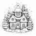 Winter/christmas 9- Coloring Pages (5) - Etsy