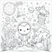 Outer Space 6- Coloring Pages (5) - Etsy