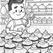 Cooking 1- Coloring Pages (5) - Etsy
