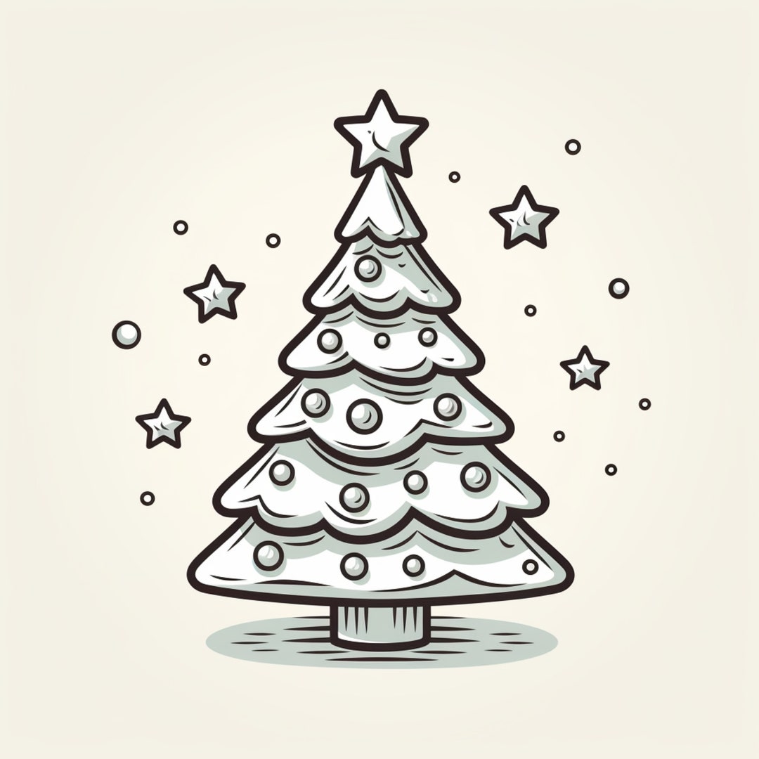 Winter/christmas 7 Coloring Pages 5 - Etsy