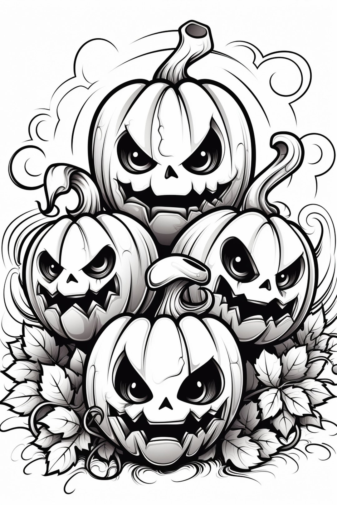 Halloween 3 Coloring Pages 5 - Etsy
