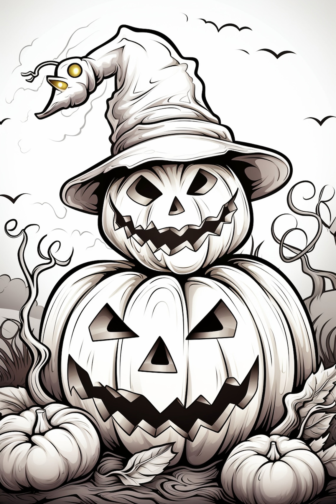 Halloween 2- Coloring Pages (5) - Etsy