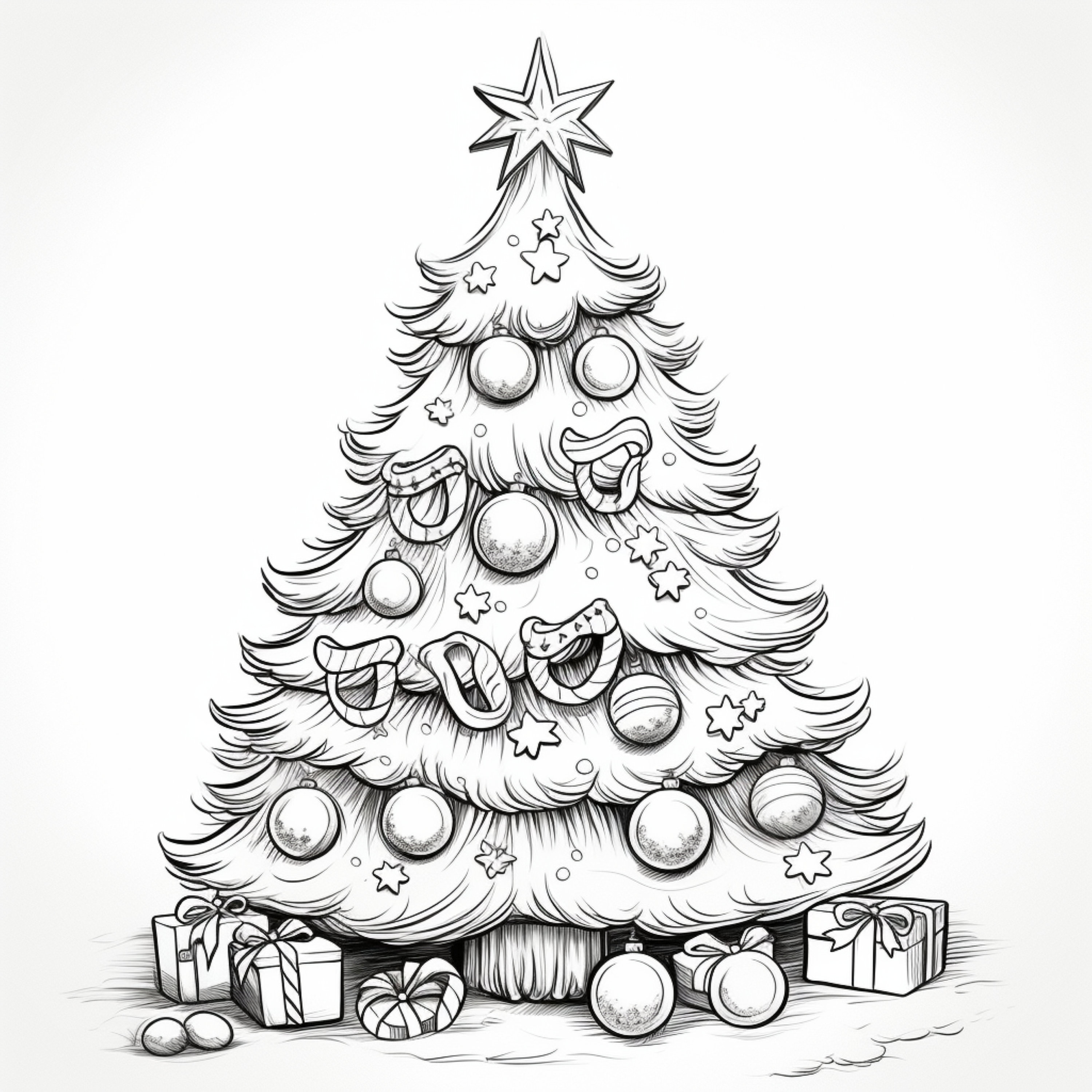 Winter/christmas 6 Coloring Pages 5 - Etsy