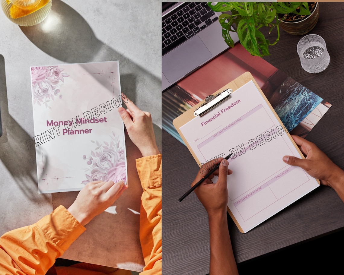Money Mindset Journal (50 Print Only Pages) - Etsy