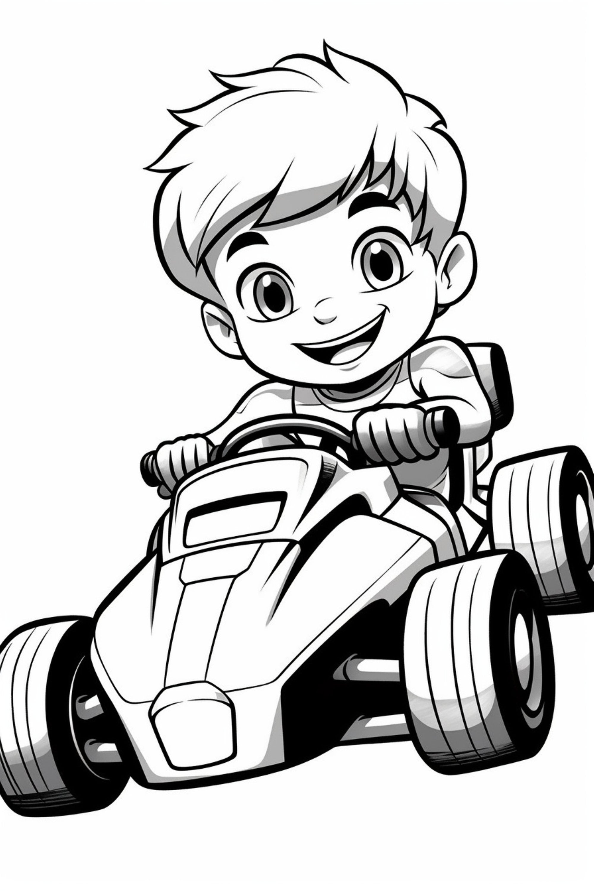 Race Car 5- Coloring Pages (5) - Etsy