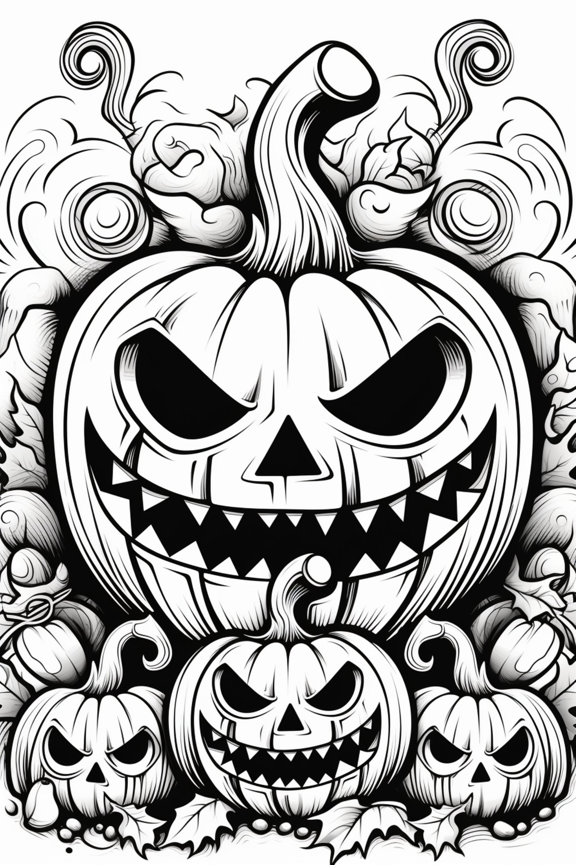 Halloween 2- Coloring Pages (5) - Etsy