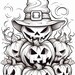 Halloween 6 Coloring Pages 5 - Etsy