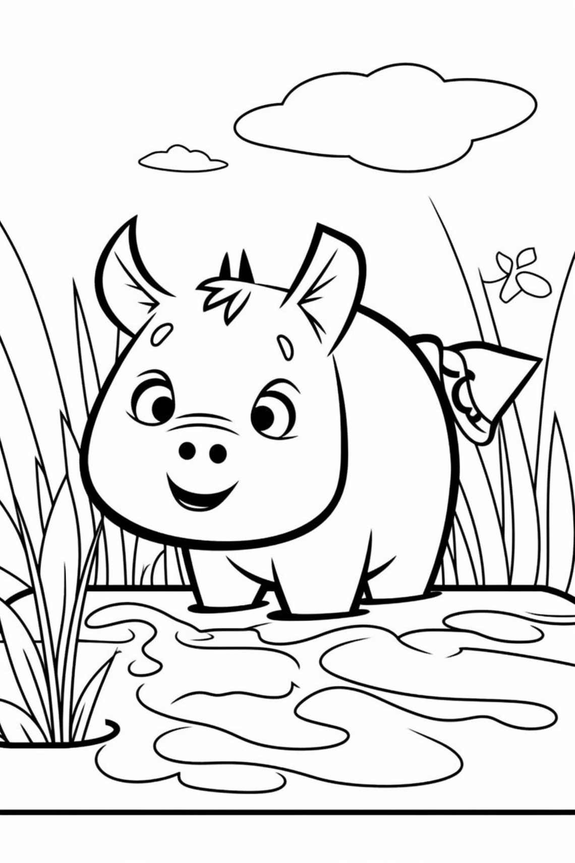 Animal 1- Coloring Pages (5) - Etsy