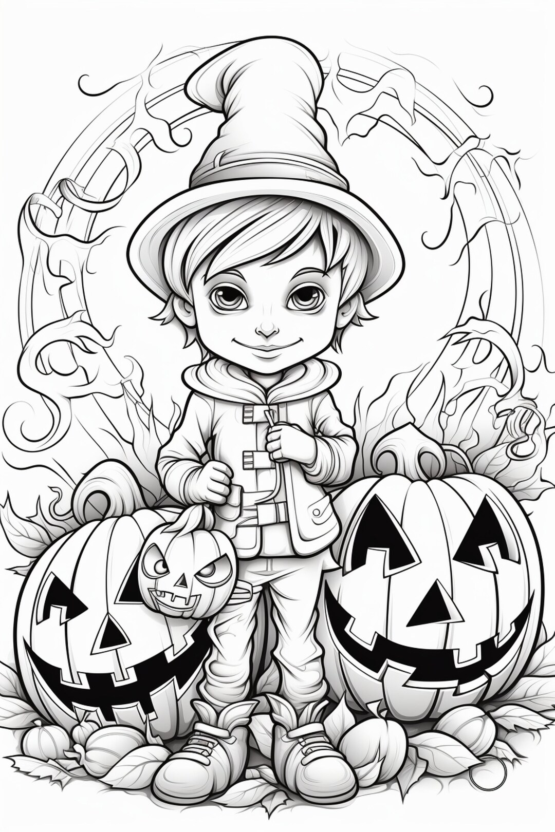 Halloween 14 Coloring Pages 5 - Etsy