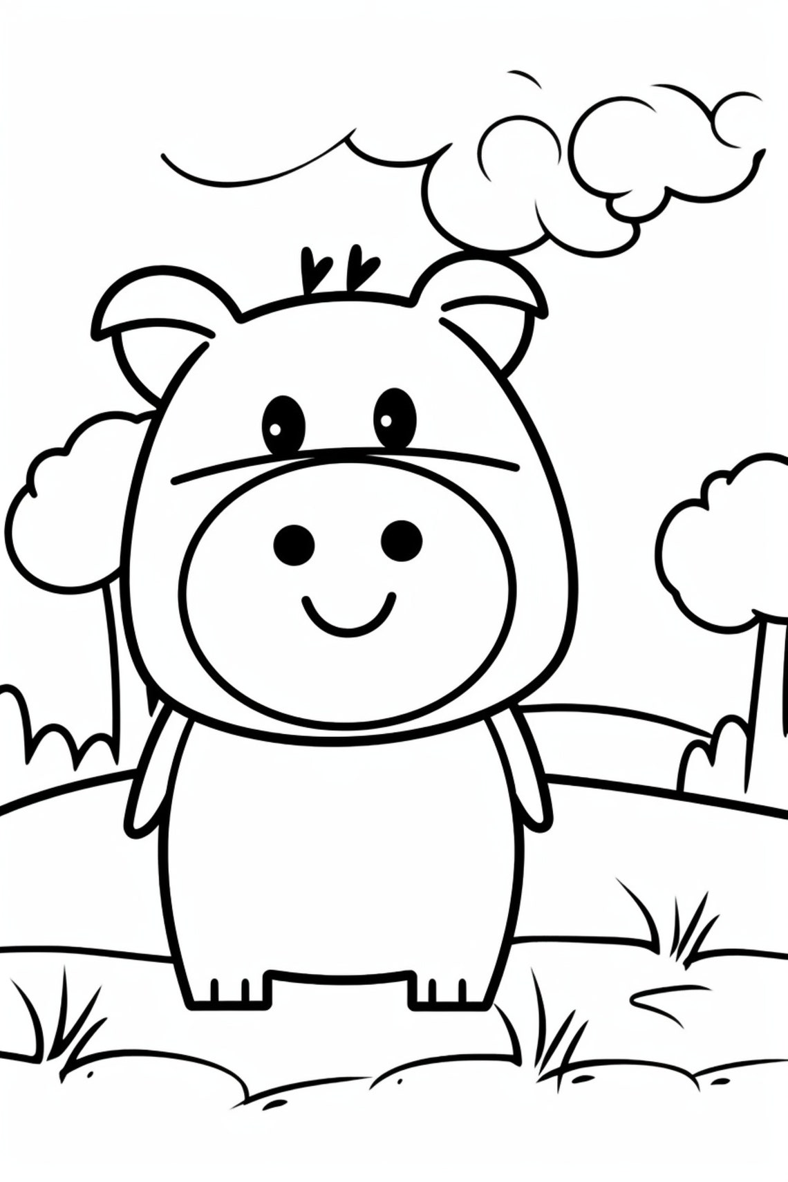 Animal 1- Coloring Pages (5) - Etsy