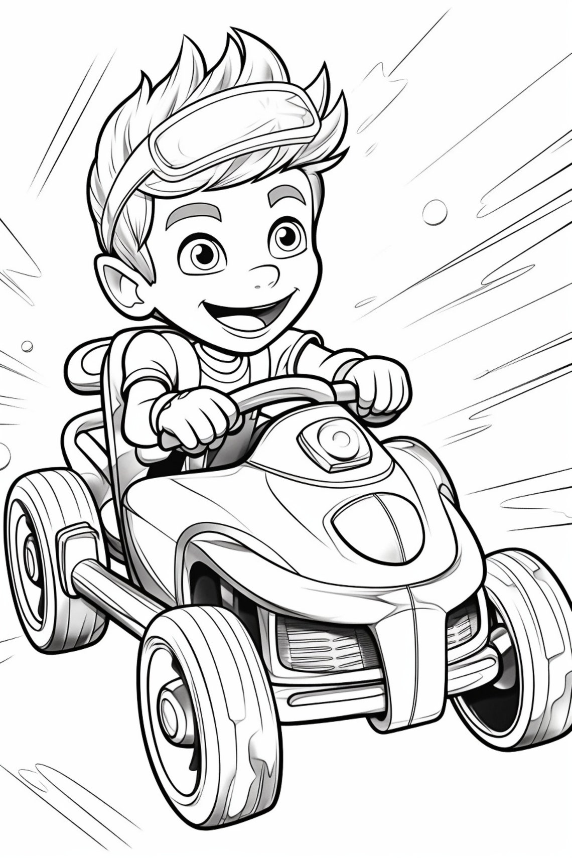 Race Car 6- Coloring Pages (5) - Etsy