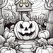 Halloween 5 Coloring Pages 5 - Etsy