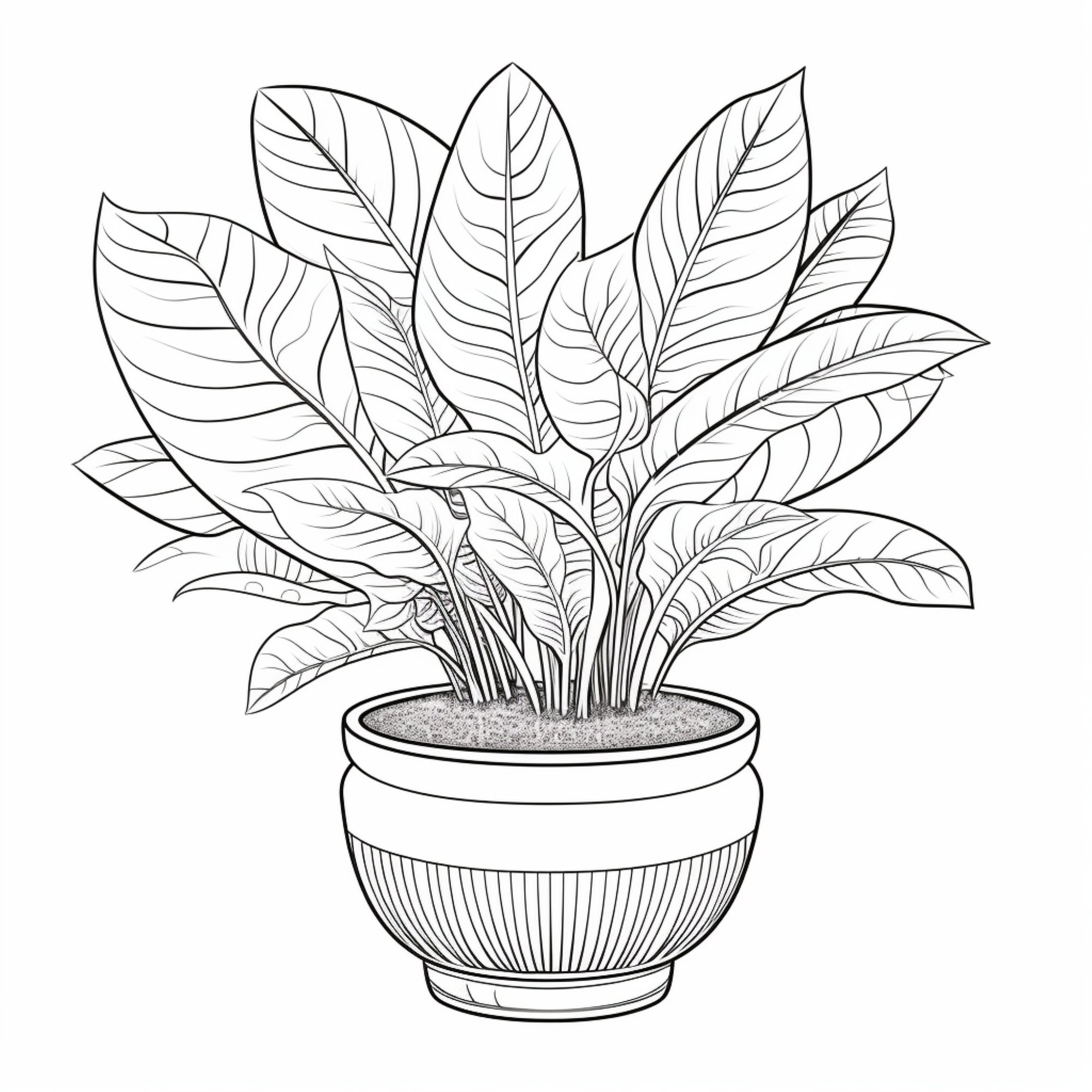 Plants 3- Coloring Pages (5) - Etsy