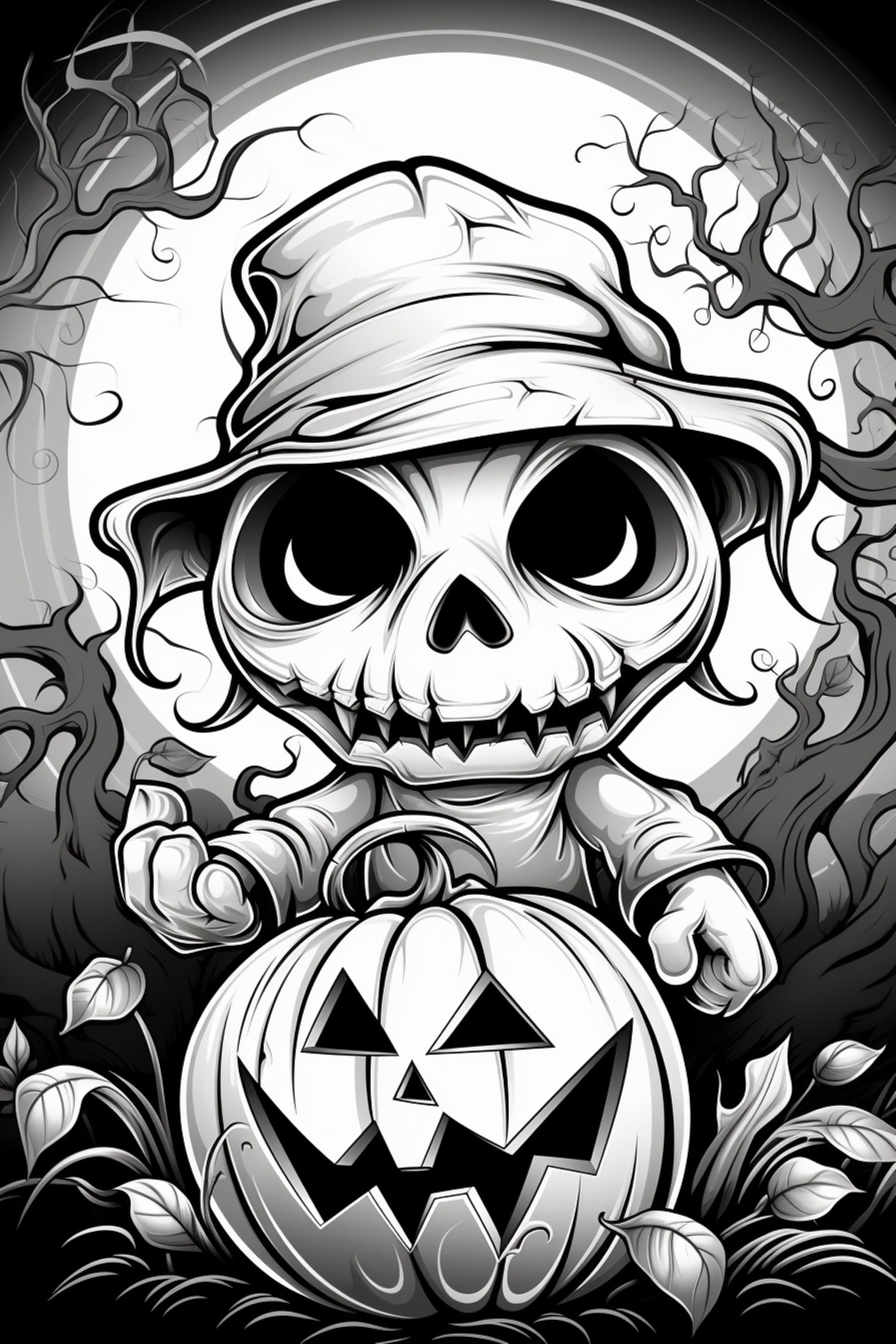 Halloween 6 Coloring Pages 5 - Etsy
