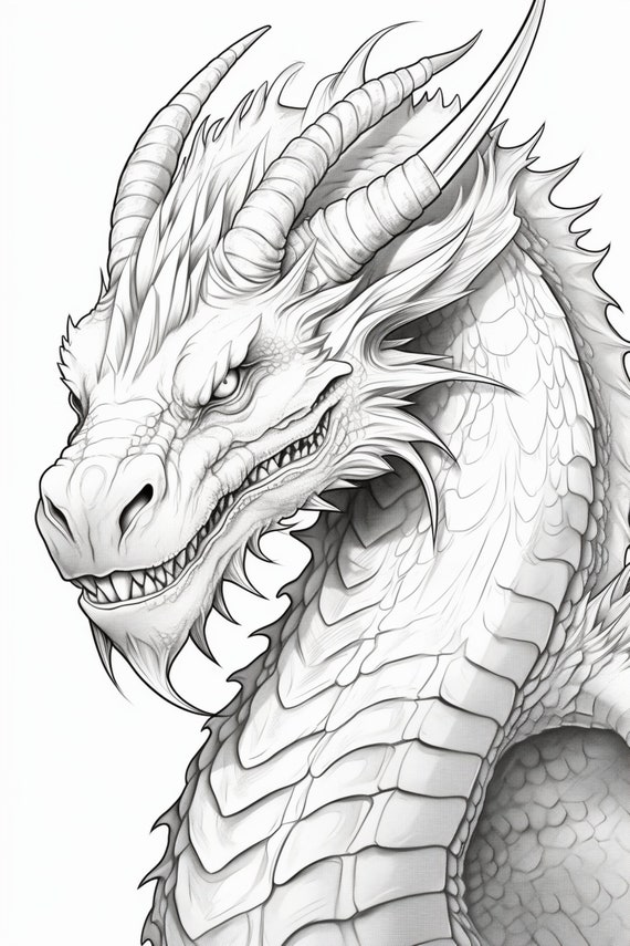 Disegno Drago Da Colorare