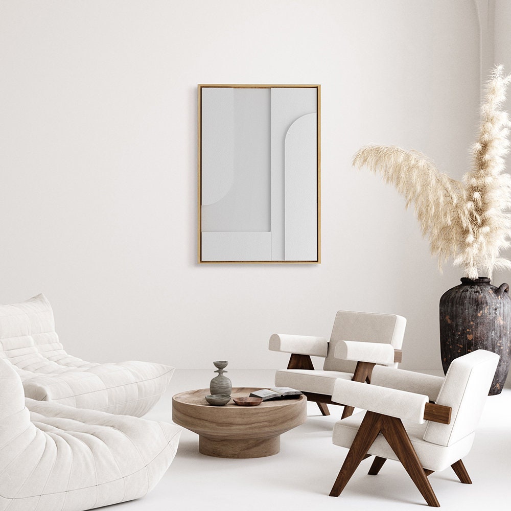 3D Art With Relief White Noah 40x60cm - Etsy