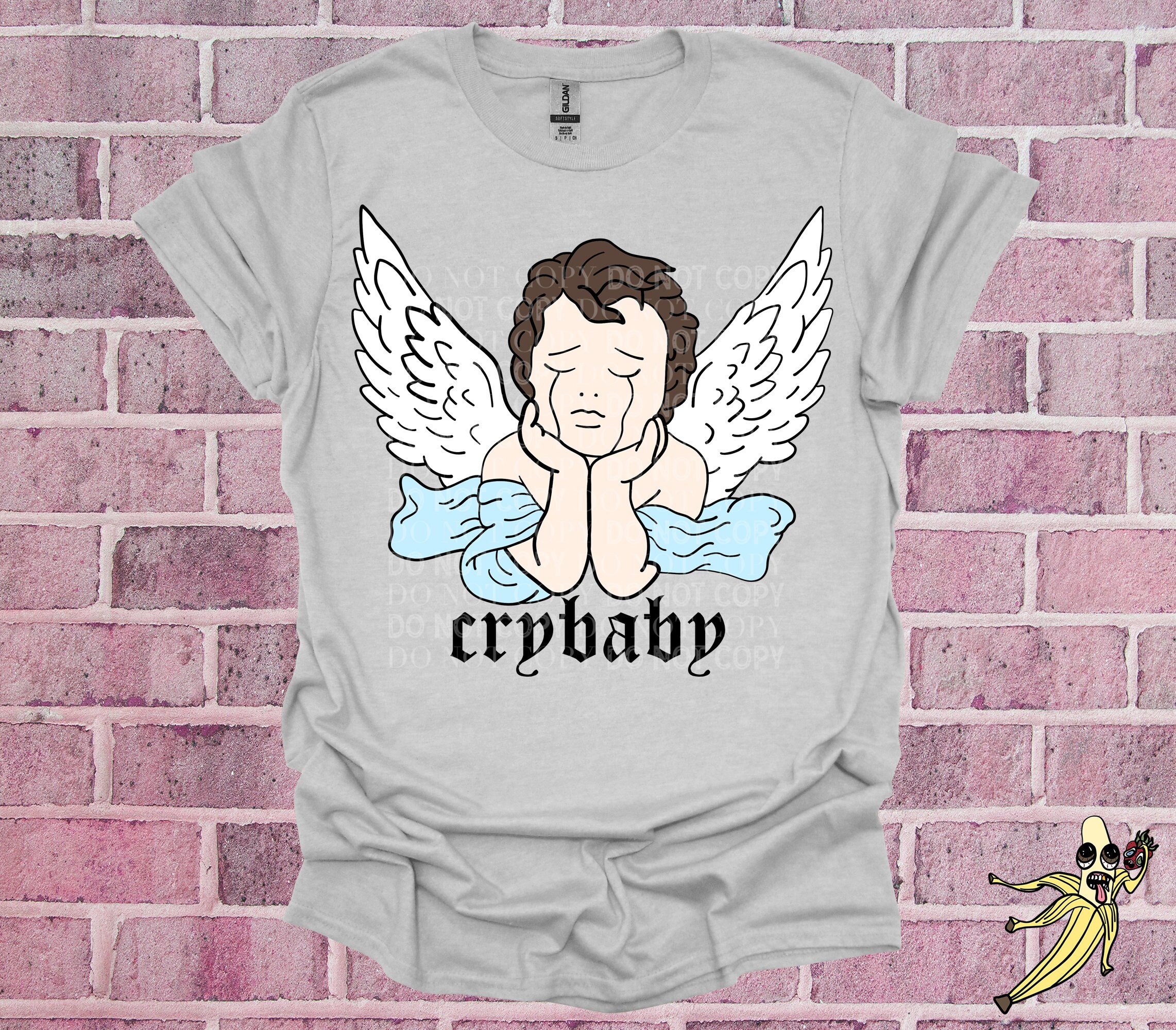 Crybaby Angel Sublimation Design Downloads PNG File Graphic Design - Etsy