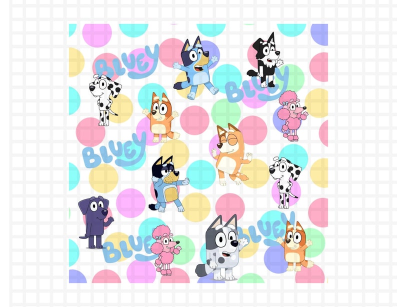 Bluey Digital Paper Bluey Craft Paper - Etsy Canada