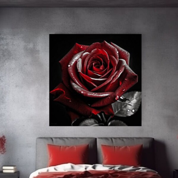 Realistic Rose - Etsy