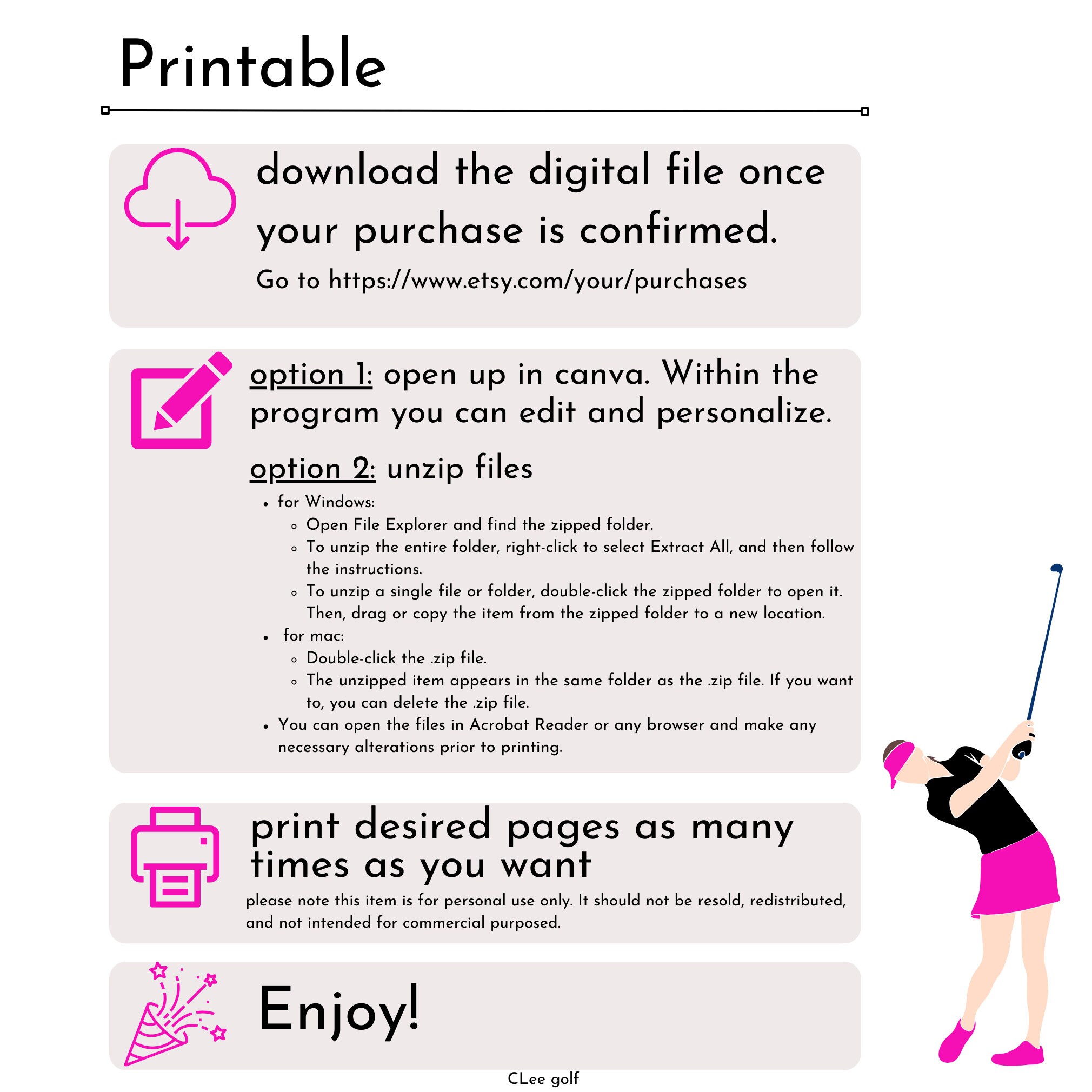 Fore-tee Birthday Invite and Trivia Golf Scorecard Template, Instant ...