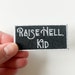 Raise Hell Kid Embroidered Iron-on Patch for Clothing, Hats and Bags Southern Outlaw Country ...