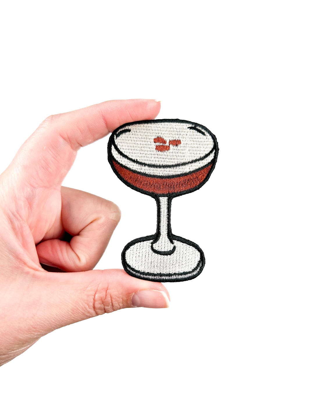 Espresso Martini Iron-on Patch Perfect for Jackets, Bags, Bar Lovers ...