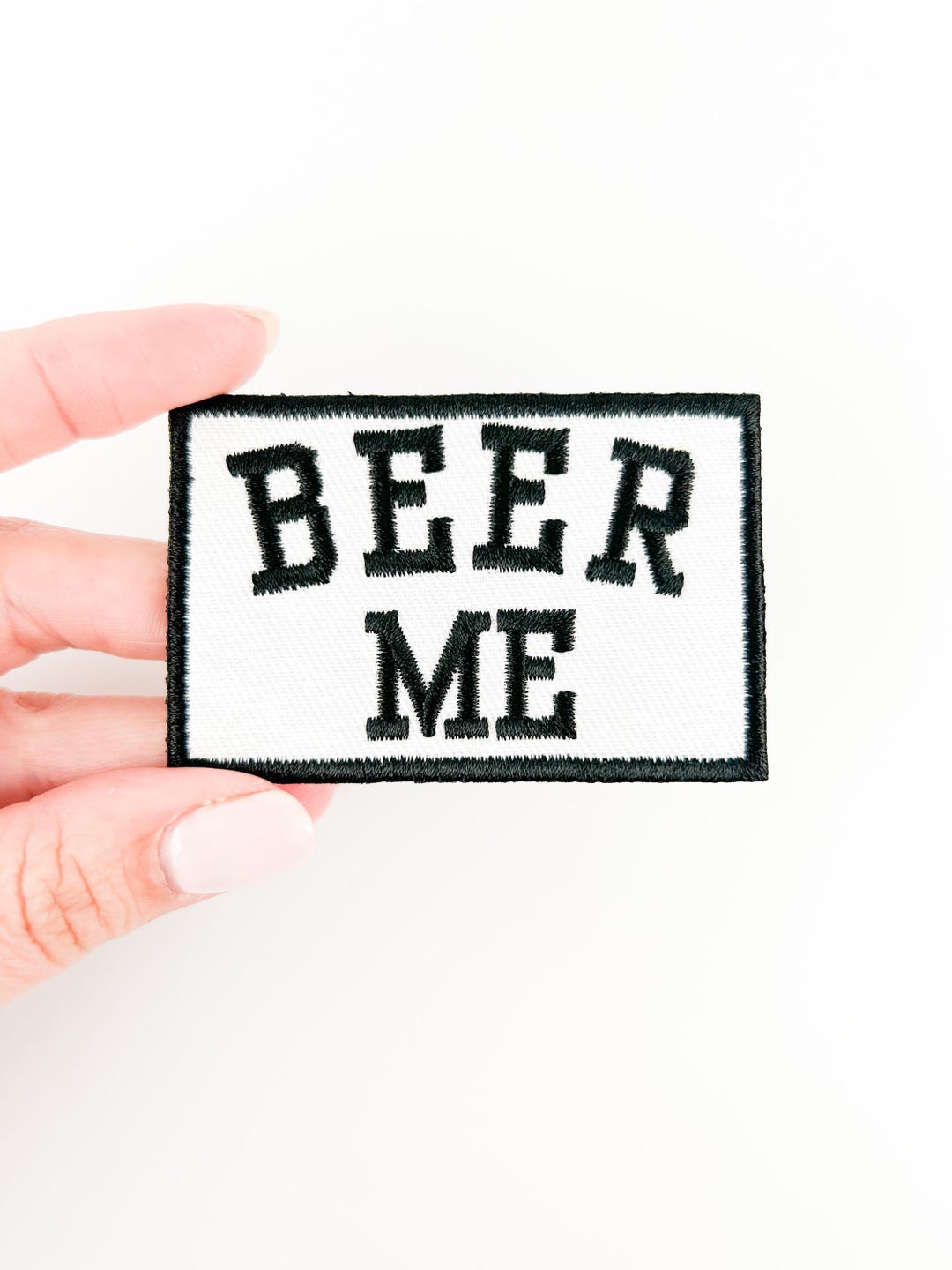 Beer Me Patch Embroidered Iron-on Patch for Clothing, Hats and Bags ...