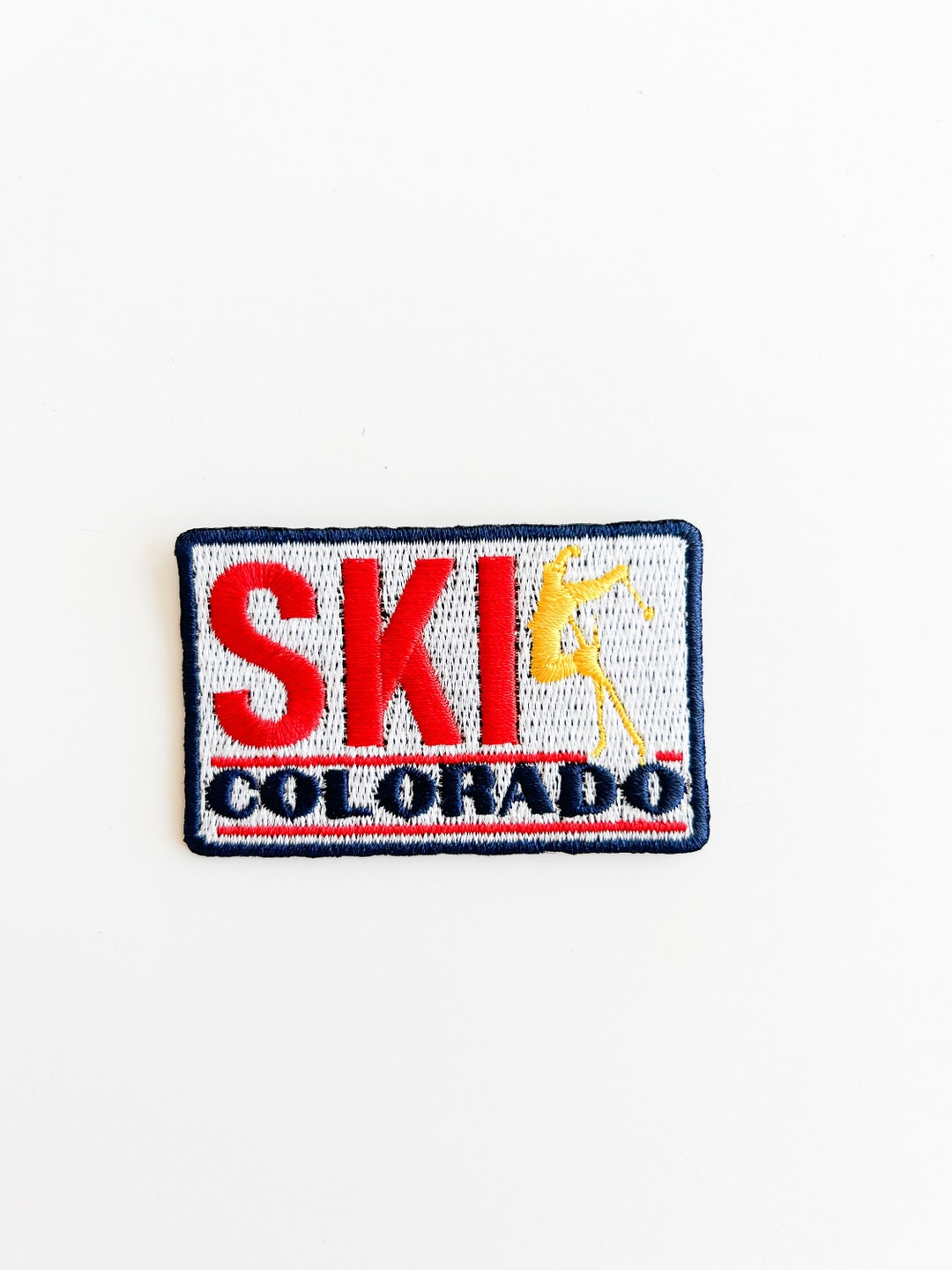 Ski Colorado Embroiderd Iron on Patch | Patch for Skiing Vail ...
