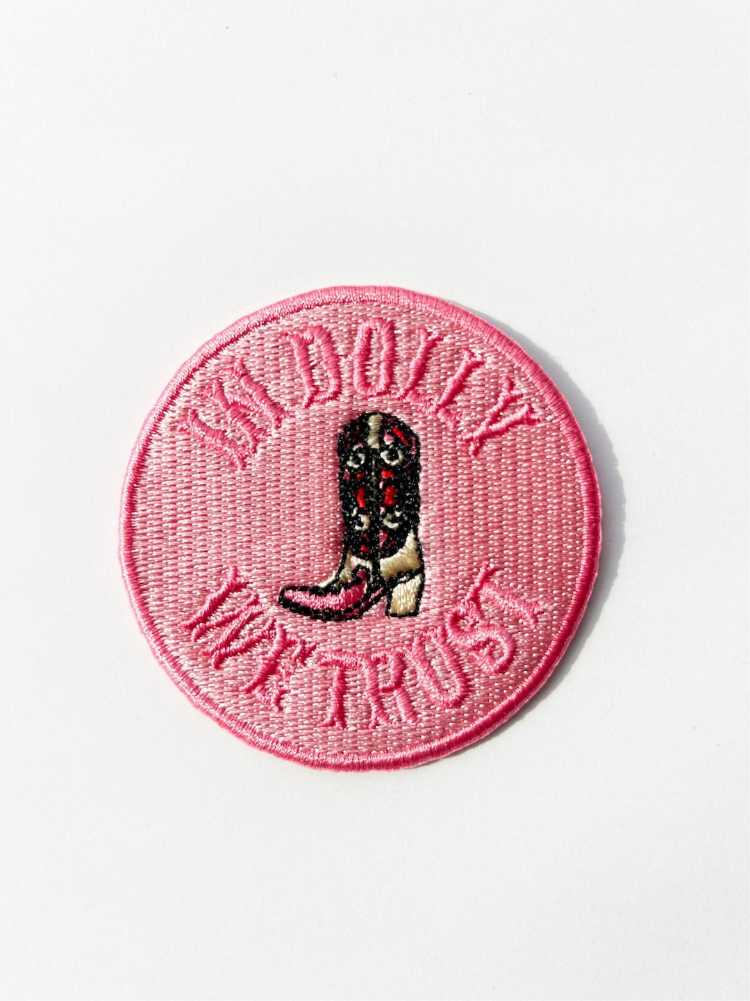 In Dolly We Trust Patch Dolly Parton Patch Cowgirl Boot - Etsy