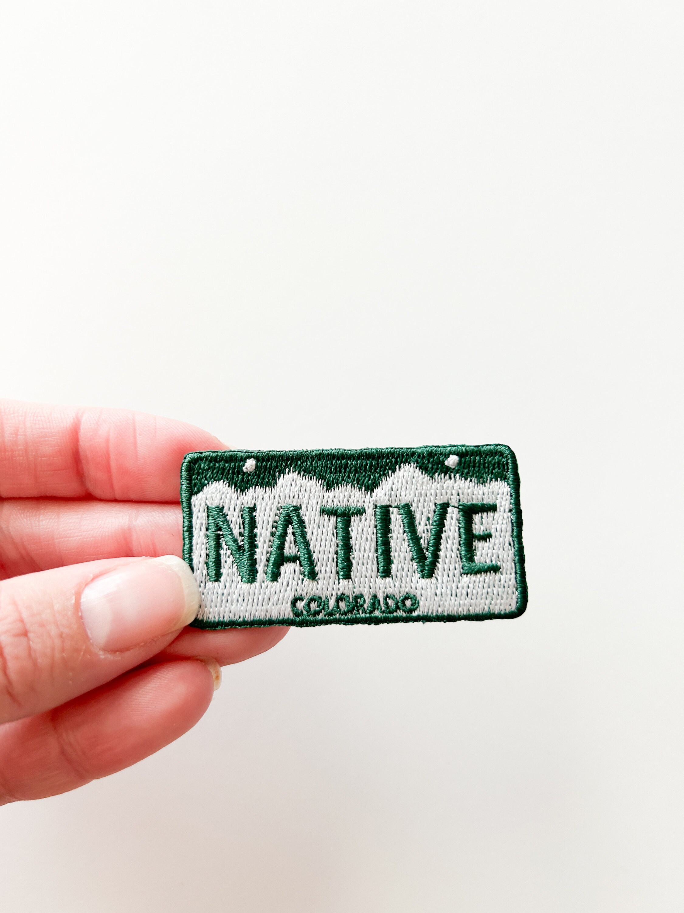 Colorado Native License Plate Iron-on Patch Ski Patch, Snowboard Patch ...