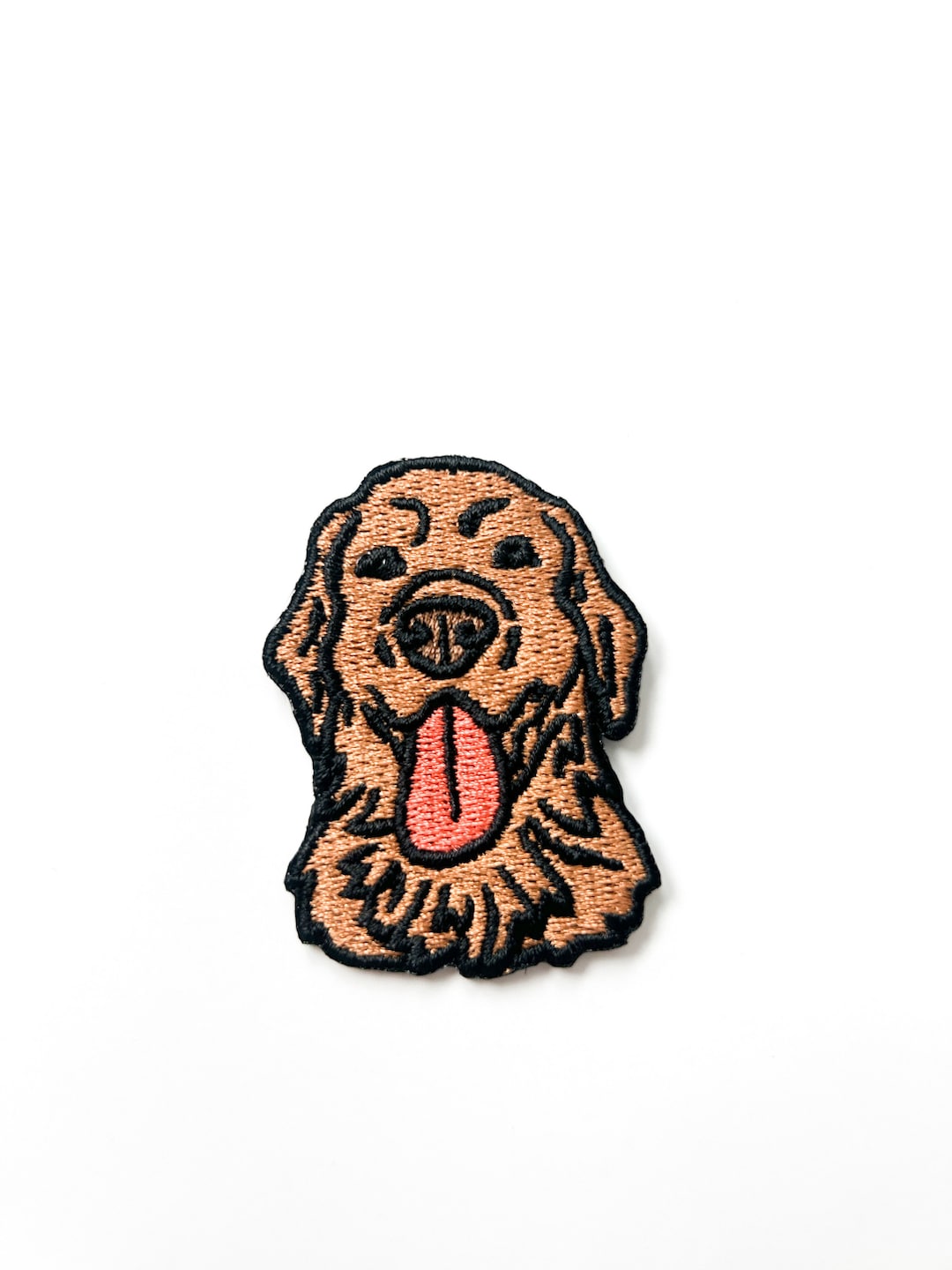 Golden Retriever Embroidered Iron on Patch | Dog Patch for Hats ...